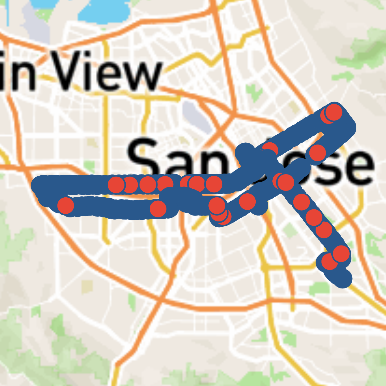 Bus Stop Balancing June '22 | AmigoCloud Maps
